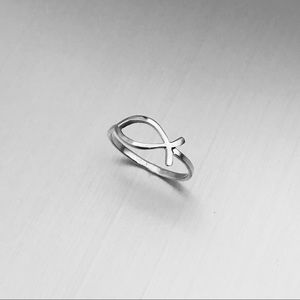 Jewelry | Sterling Silver High Polish Icthus Ring | Poshmark